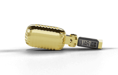 24K Gold Microphones Collection | Goldgenie® Luxury Audio