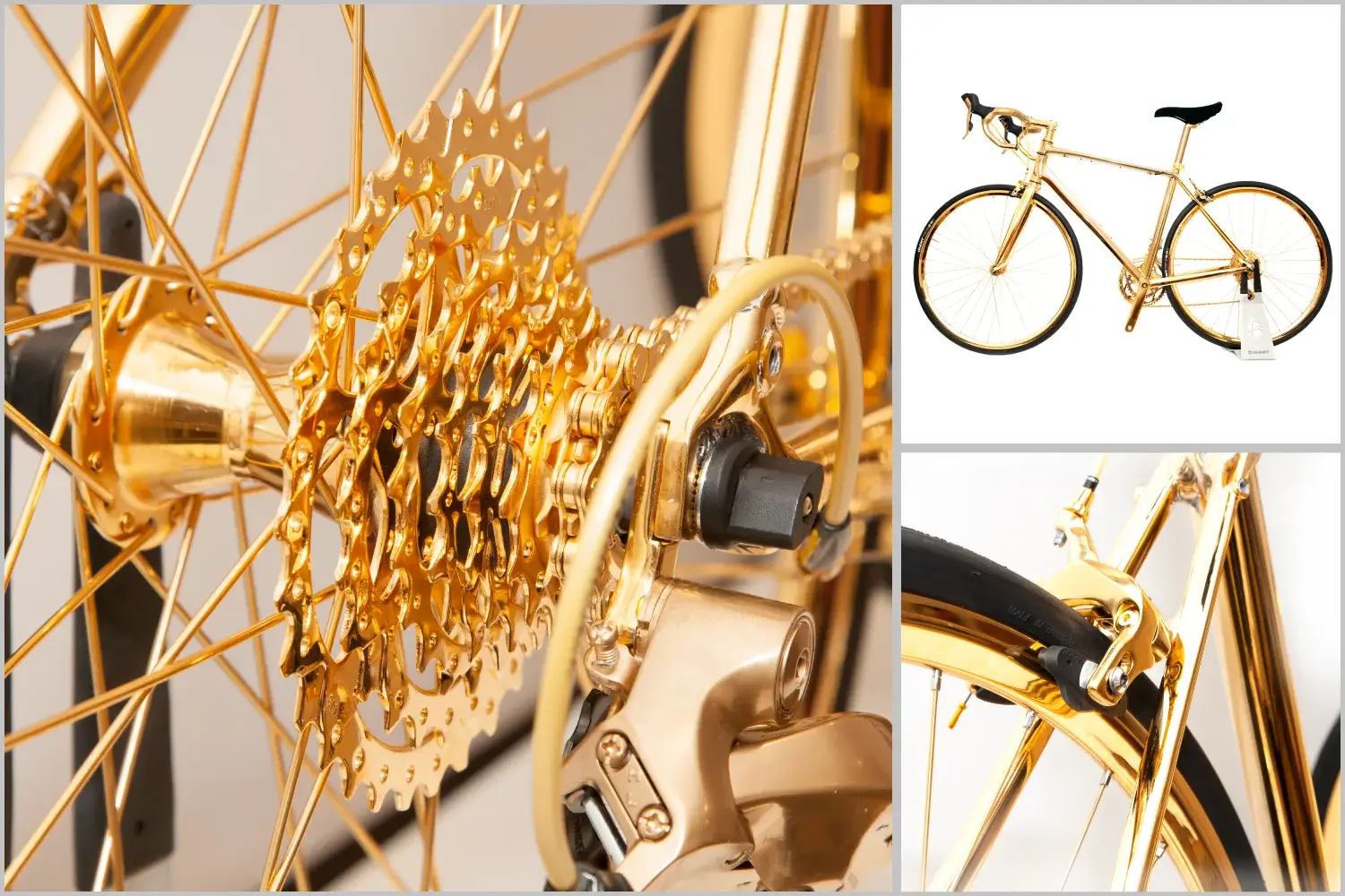 24K Gold Racing Bike | £250,000 Luxury Bicycle by Goldgenie